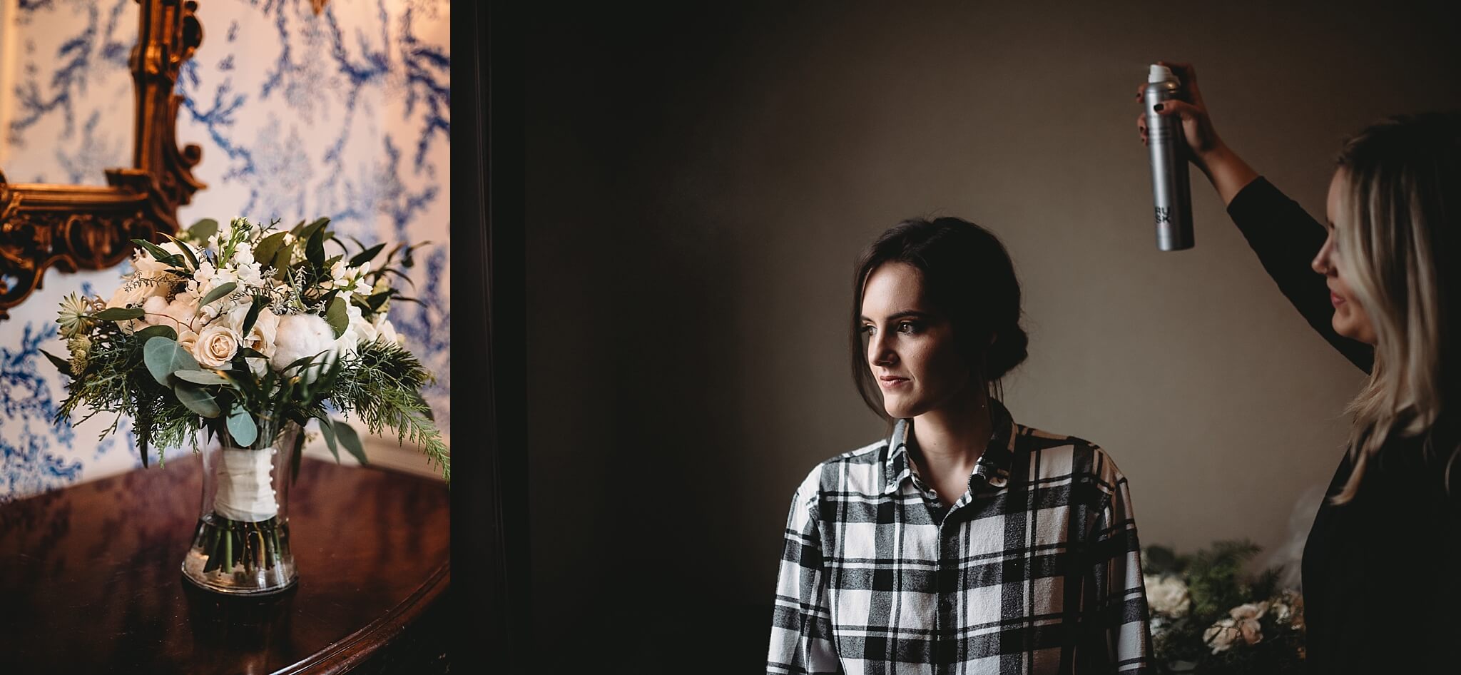 An elegant black & white winter wedding at the Madison Club | Tara ...